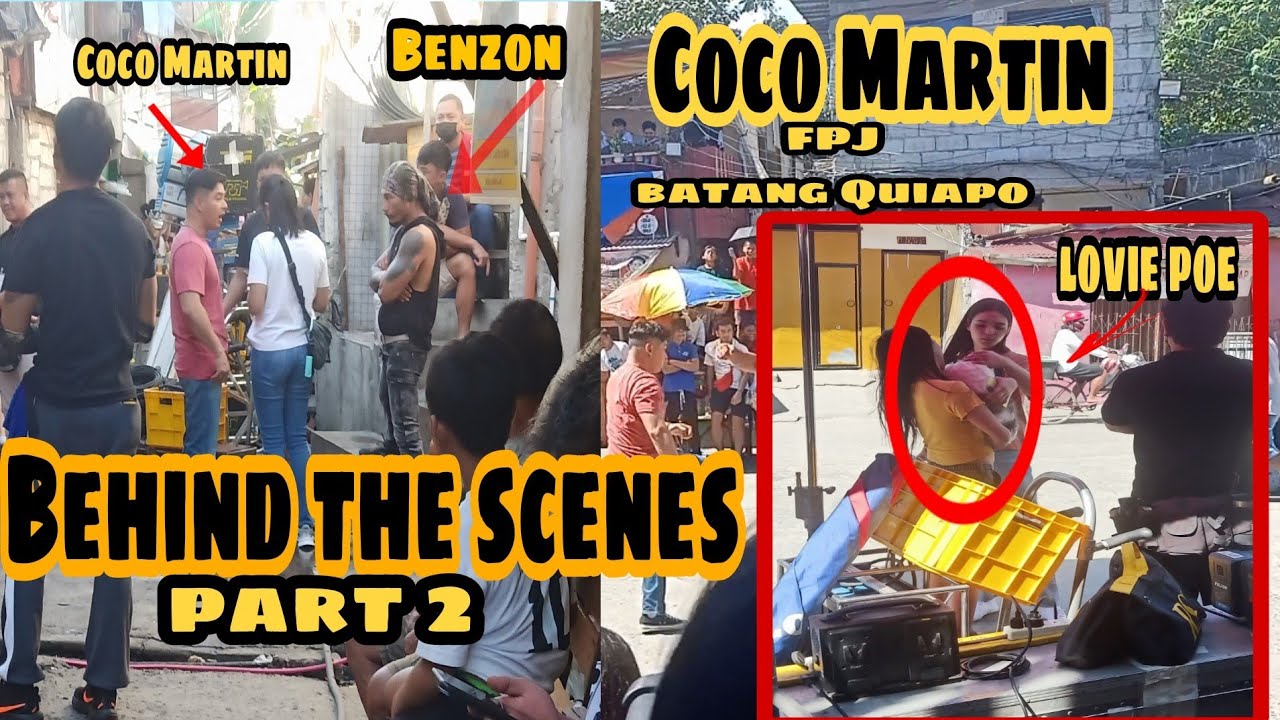 Coco Martin Shooting FPJ Batang Quiapo/Behind the scenes/MR GALA - YouTube