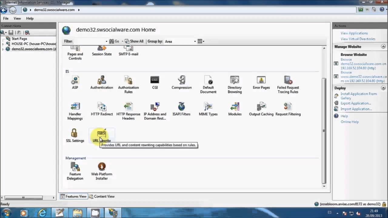 Import Apache Rules With Iis Manager Youtube
