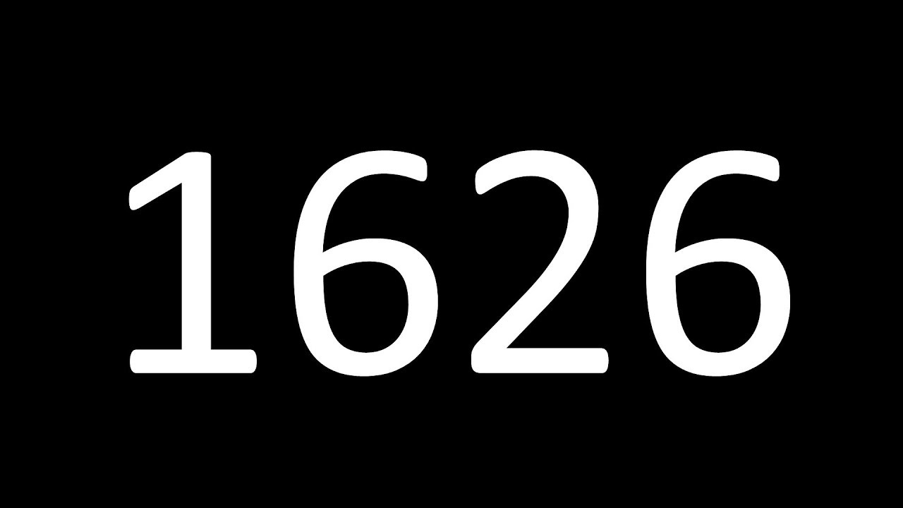 1626 YouTube