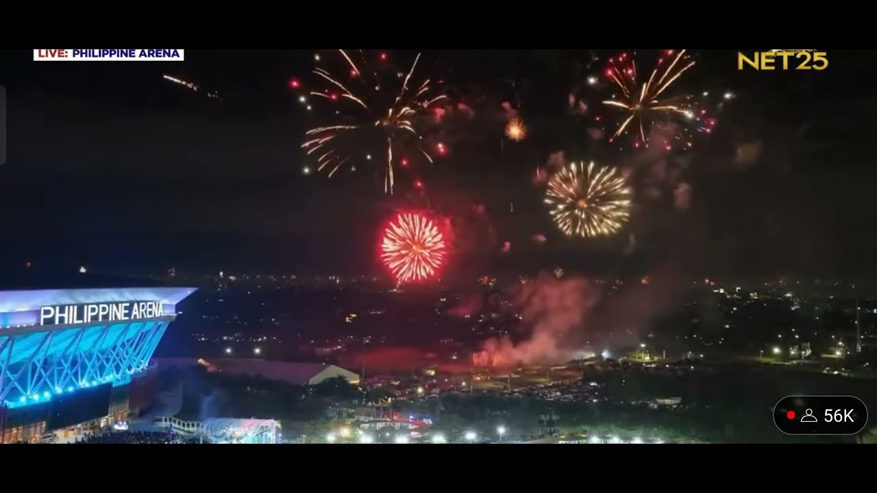 Philippine Arena Fireworks
