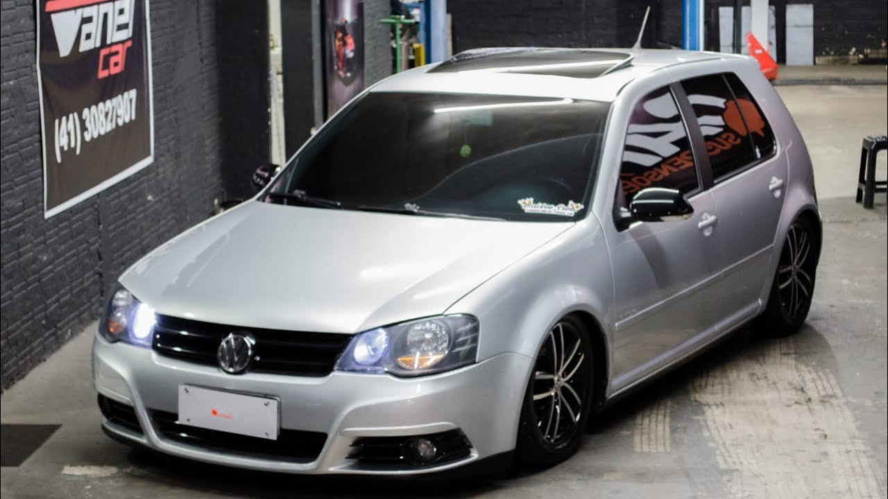 GOLF SPORTLINE REBAIXADO NAS RODAS ORIGINAL !! * vejam como ficou 😱😱 ...