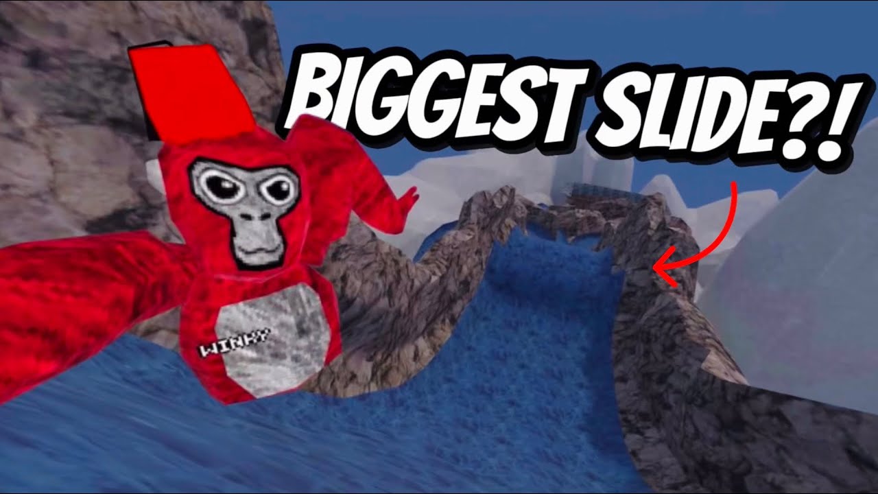 The BIGGEST SLIDE in Gorilla Tag.. - YouTube