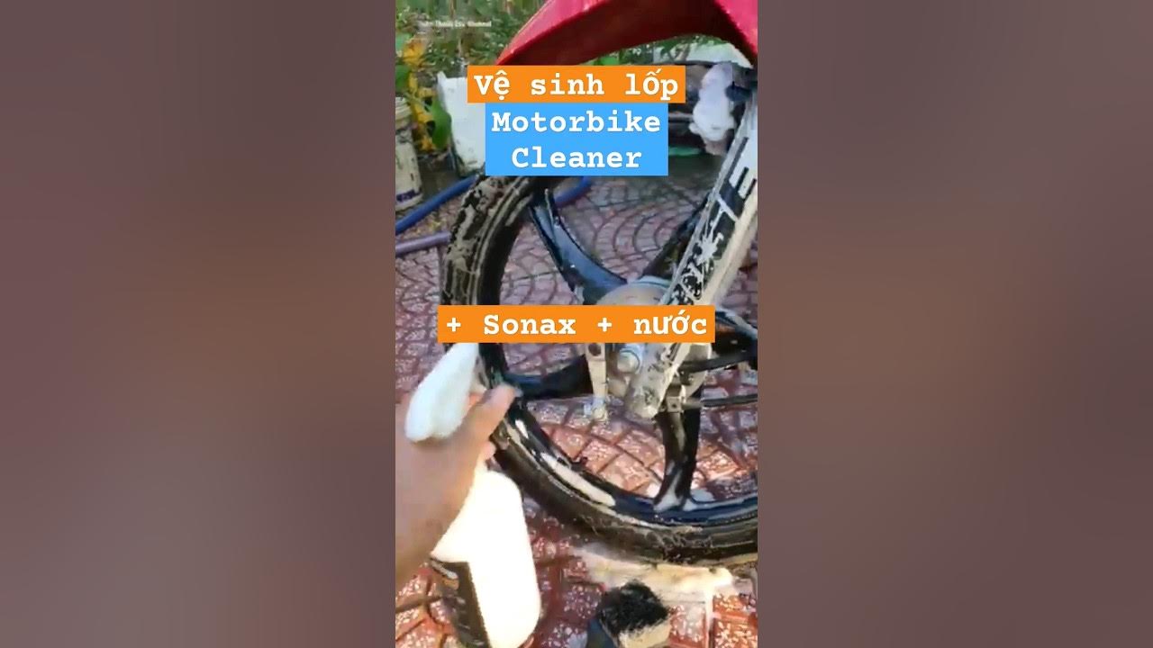 Vệ sinh lốp xe với Motorbike Cleaner #JTL Channel - YouTube