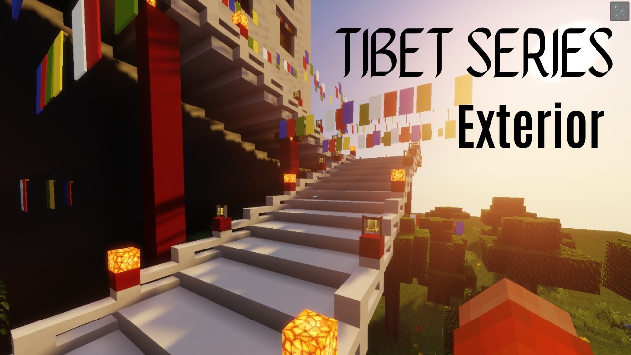 【Minecraft】How to build 1.15.2 | Tibet series | Exterior tutorial ...