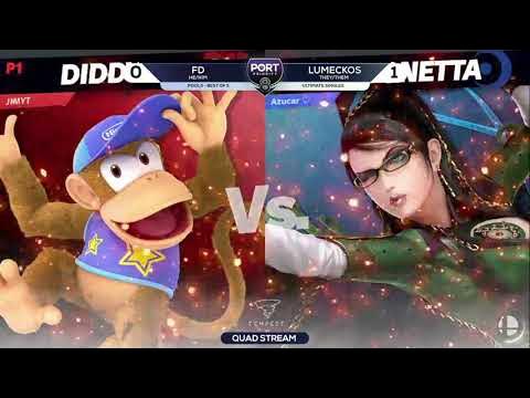 FD (Diddy Kong) vs Lumeckos (Bayonetta) - Pools - Port Priority 8 - YouTube