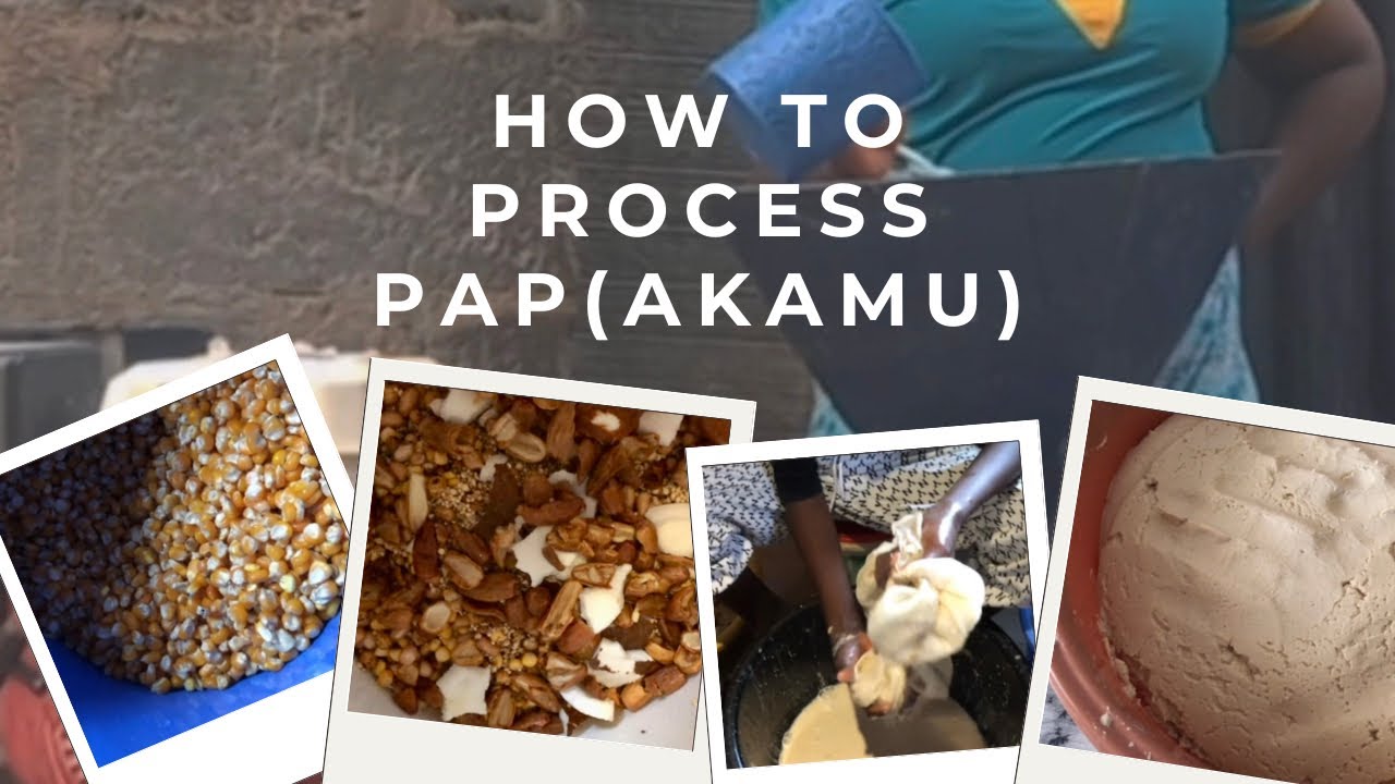 HOW TO MAKE NUTRITIOUS PAP FROM CORN | OGI | AKAMU - YouTube