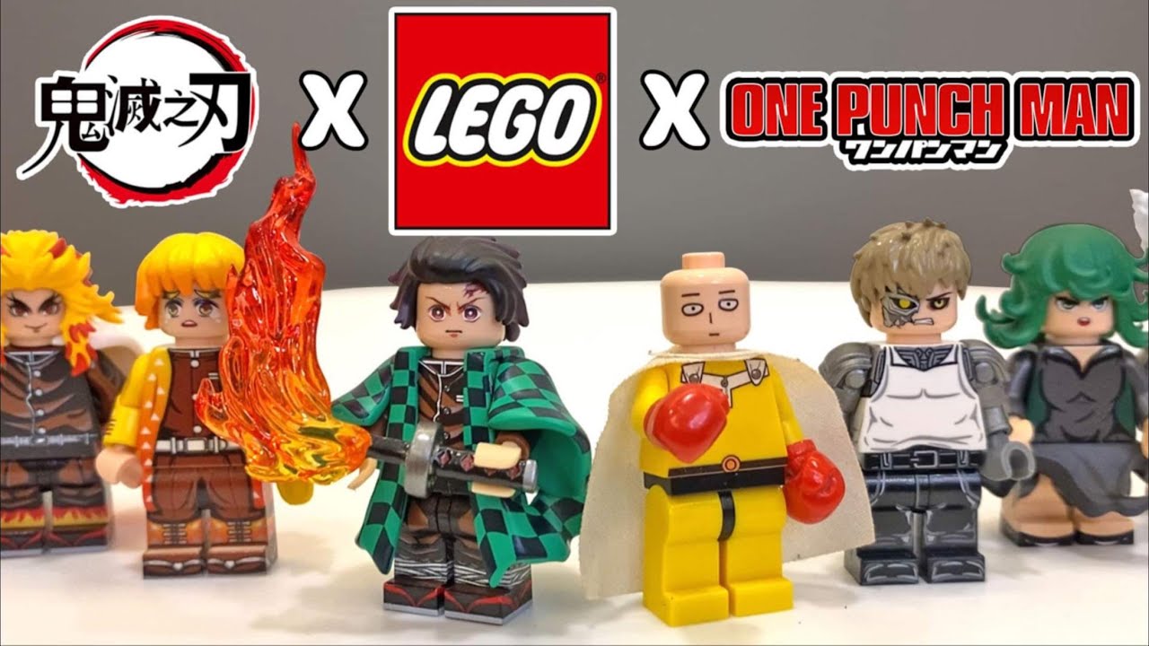 《耀仔x閃耀胖子》樂高LEGO竟然出現了一拳超人&鬼滅之刃！！ 竟然限量120隻！？ LEGO One Punch Man & Demon ...