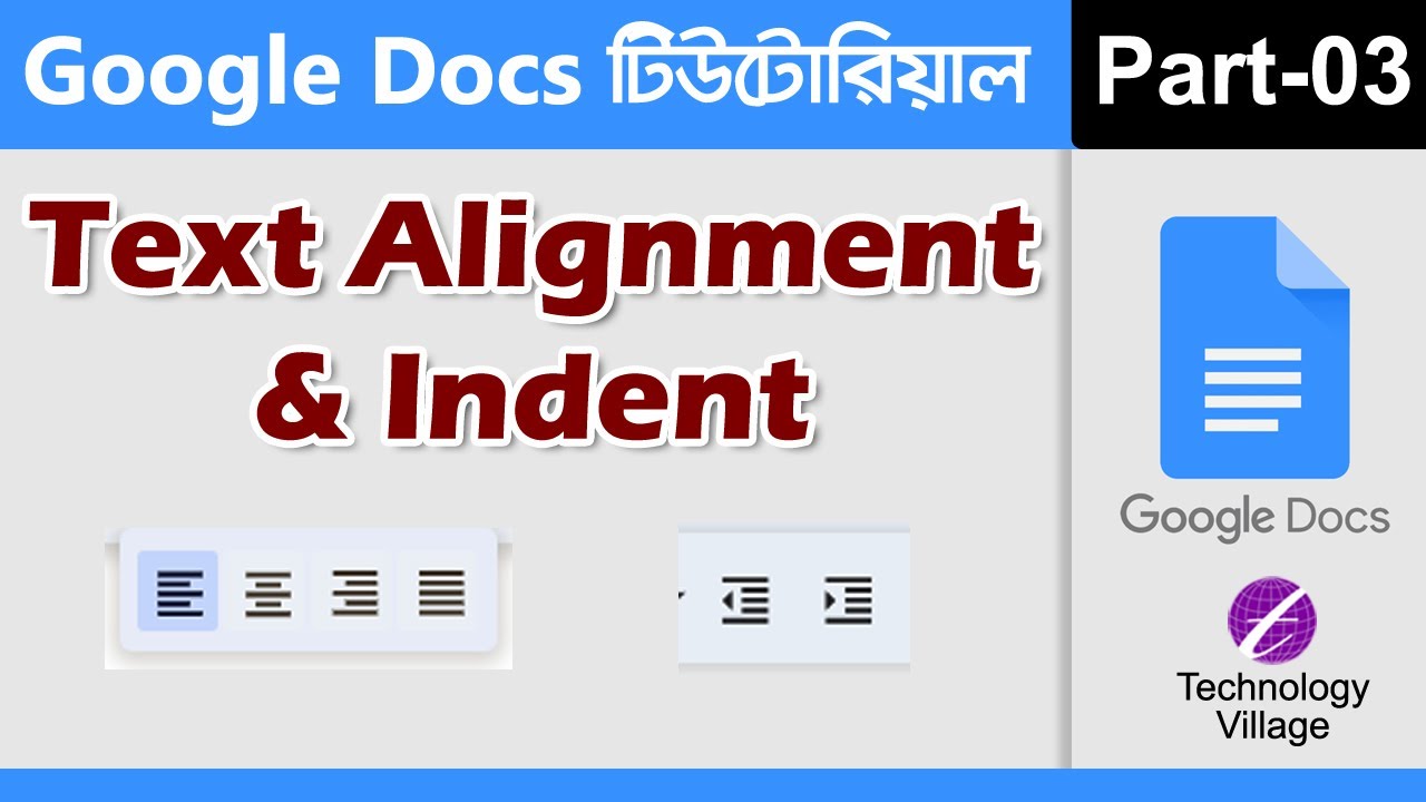 Indent in Google Docs & Alignment in Google Docs | Google Docs Tutorial ...