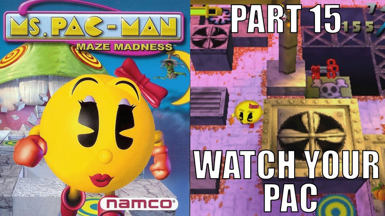Ms. Pac Man: Maze Madness | Watch Your Pac | Quest + Time Trial | PS1 ...