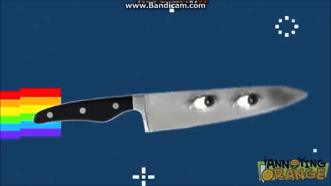 Nyan cat... Knife - YouTube
