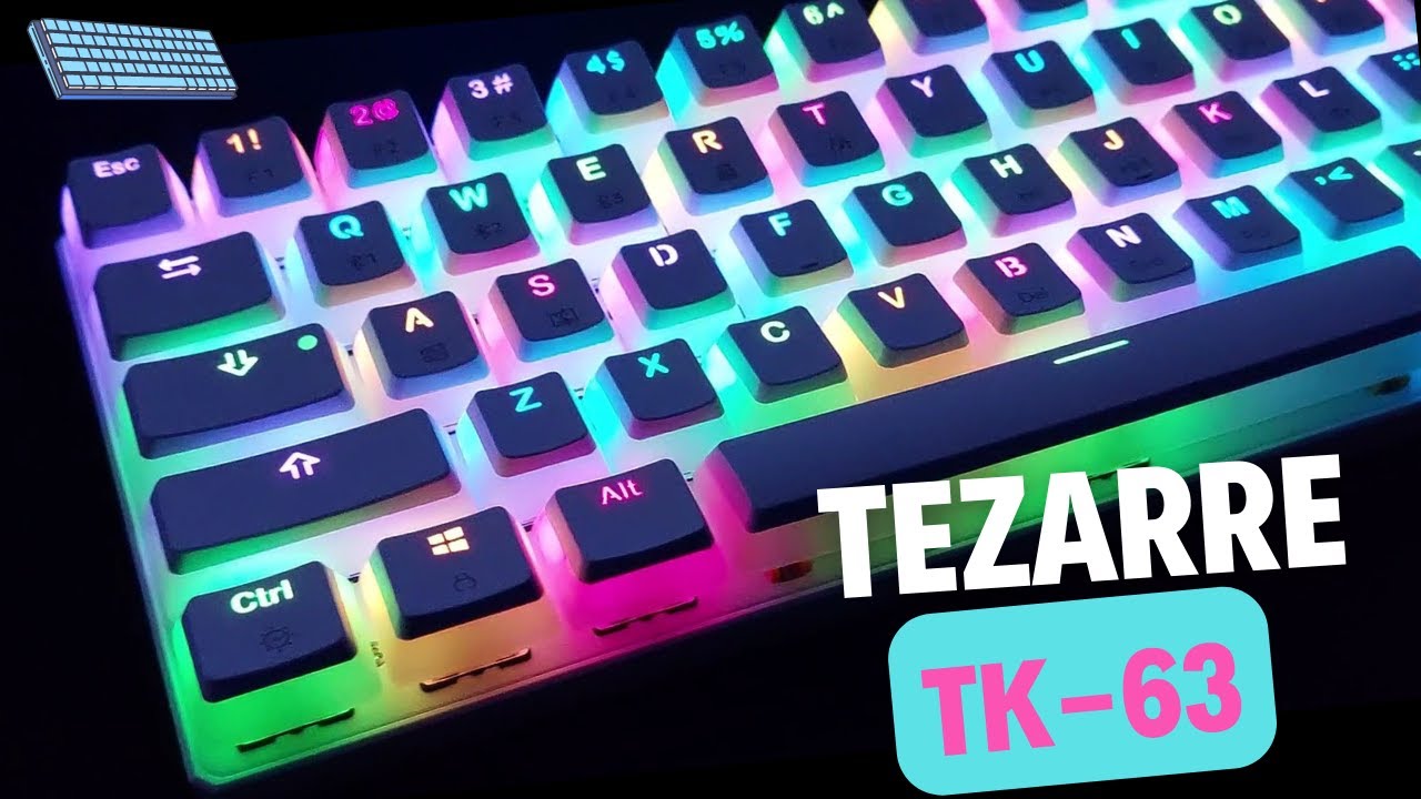 El mejor teclado mecánico | CALIDAD-PRECIO | TEZARRE TK-63 - YouTube