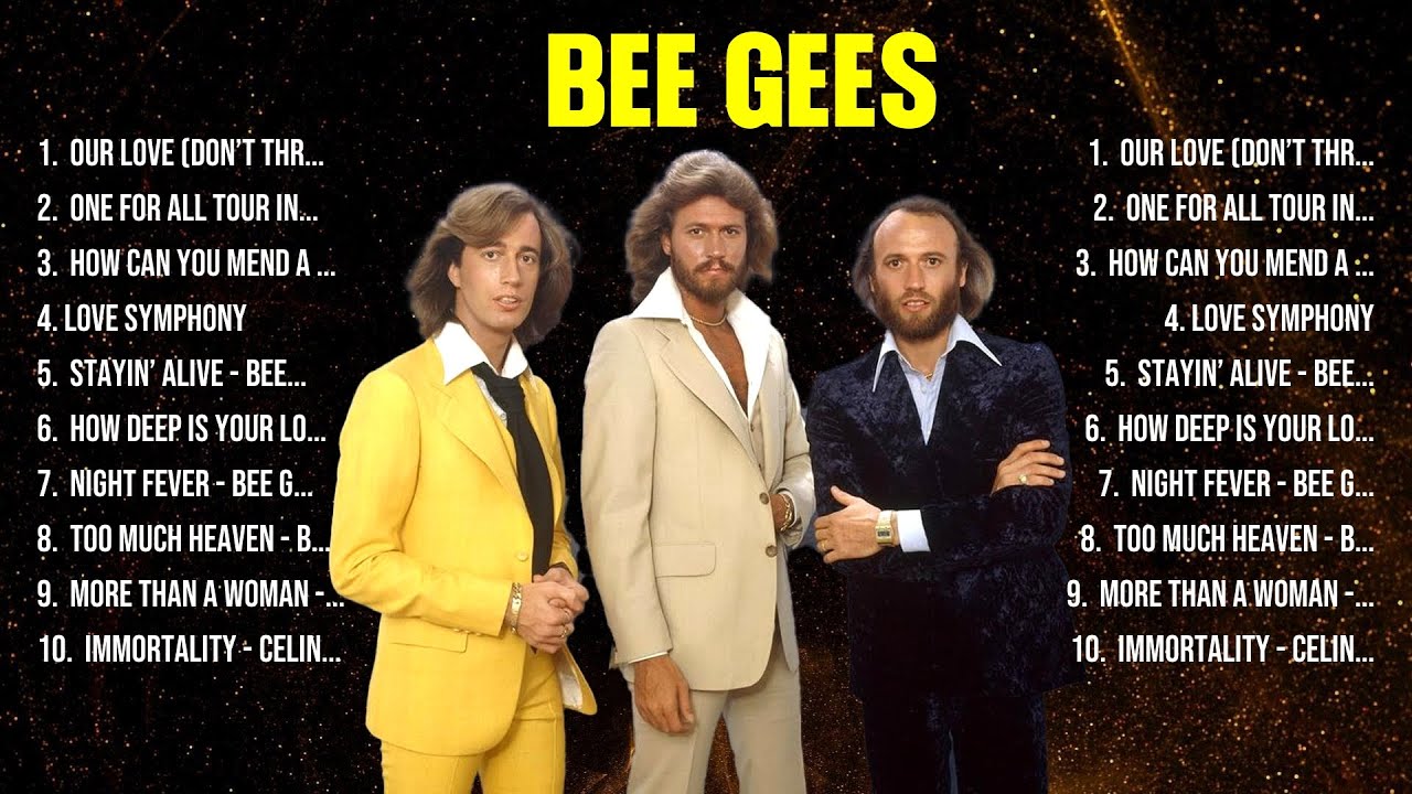 Bee Gees Top Of The Music Hits 2024 Most Popular Hits Playlist - YouTube