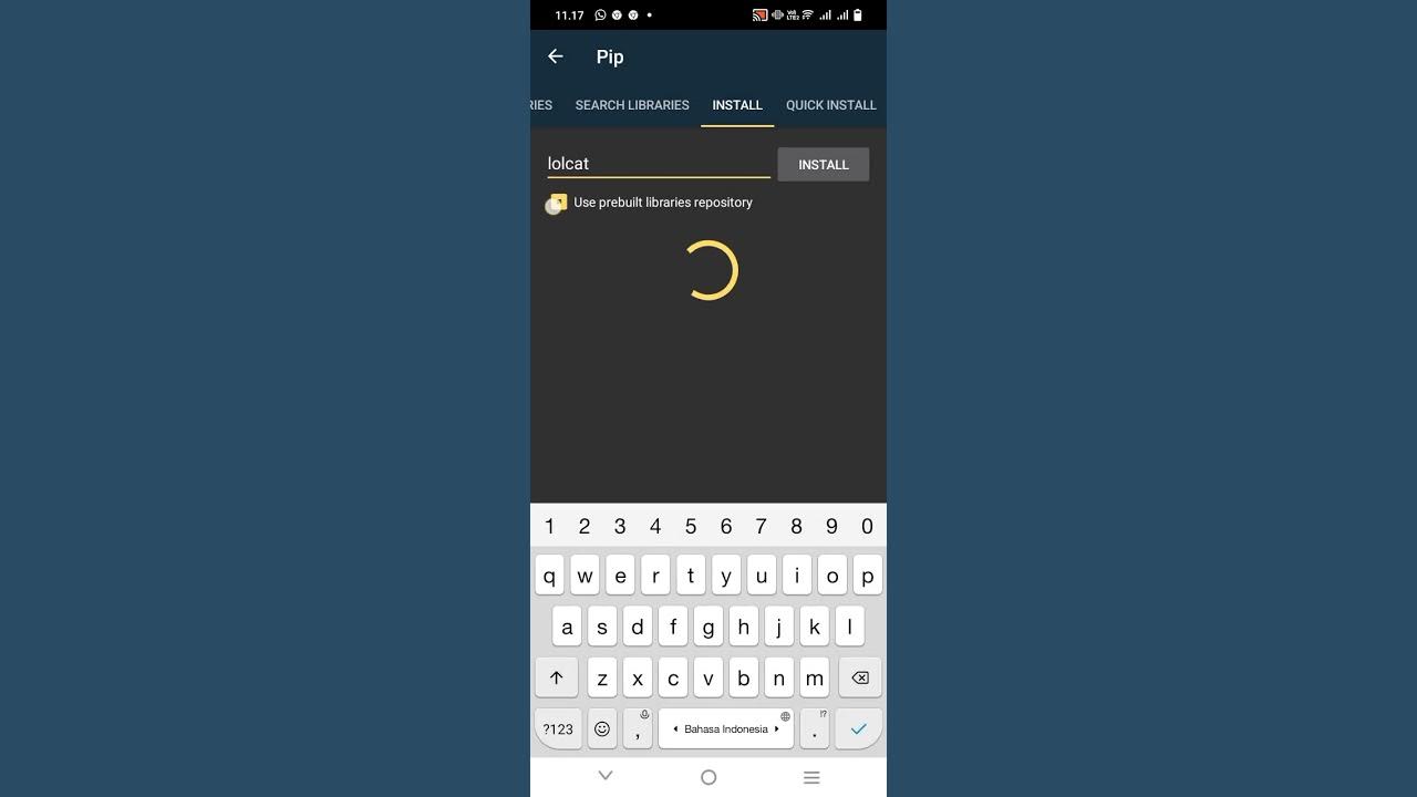 cara install bahan² di pydroid 3 - YouTube