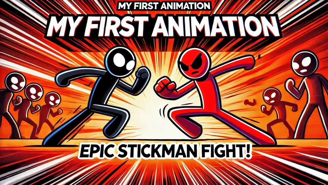 “My First Animation! 🚀 Epic Stickman Battle!” - YouTube