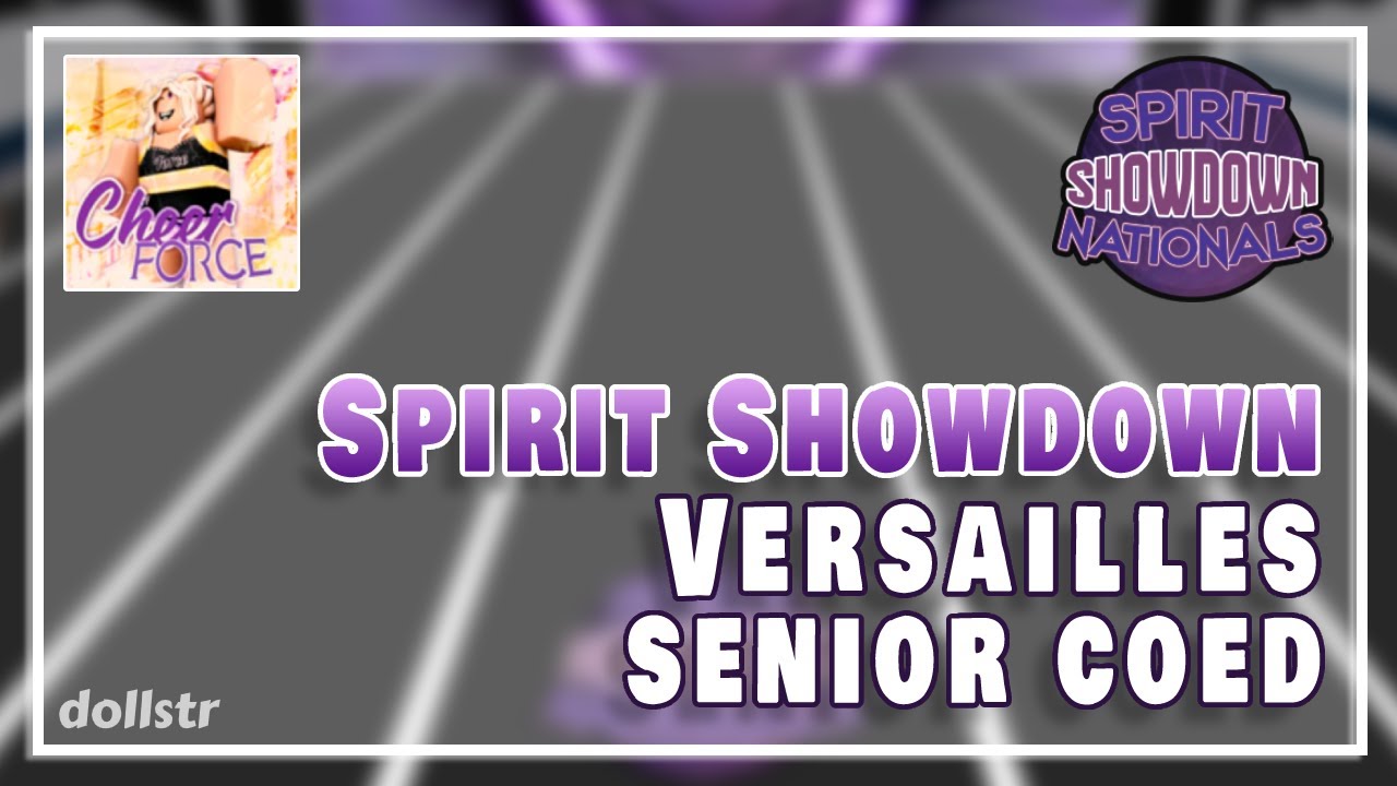 UACF || Spirit Showdown - CF Versailles - YouTube