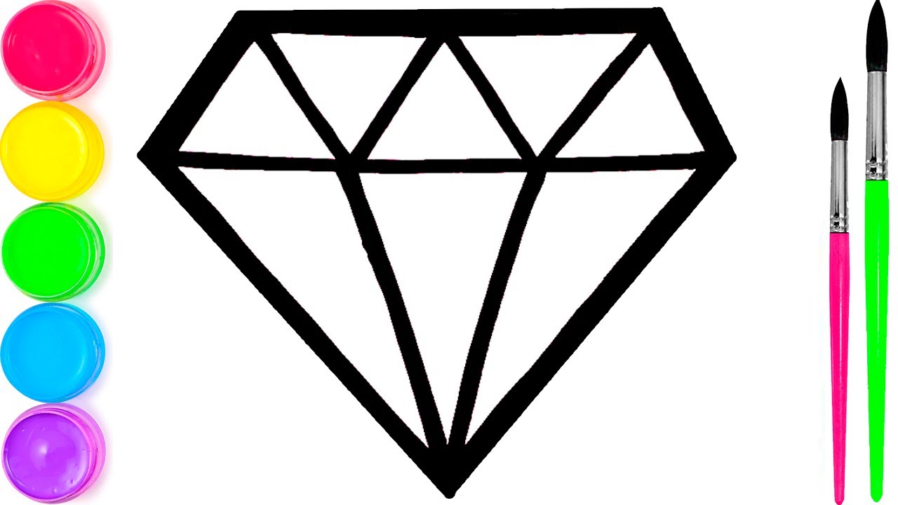 Pelajari Menggambar dan Mewarnai Crystal Untuk Anak-anak - YouTube