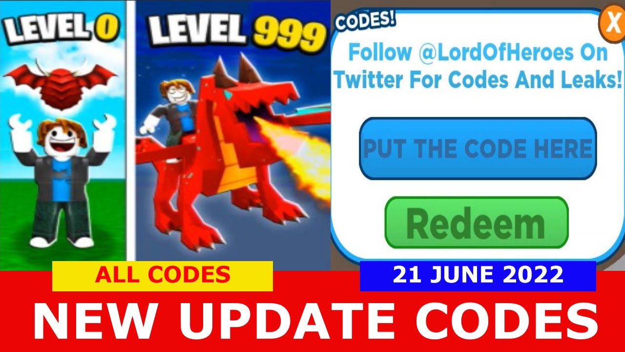 NEW UPDATE CODES [🎉UPD 6] ALL CODES! Dragon Fighting Simulator ROBLOX ...
