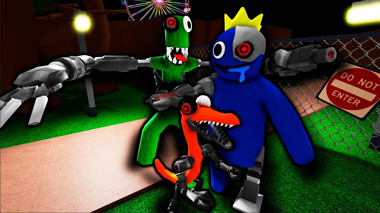 os monstros viraram cyborg no rainbow friends - YouTube