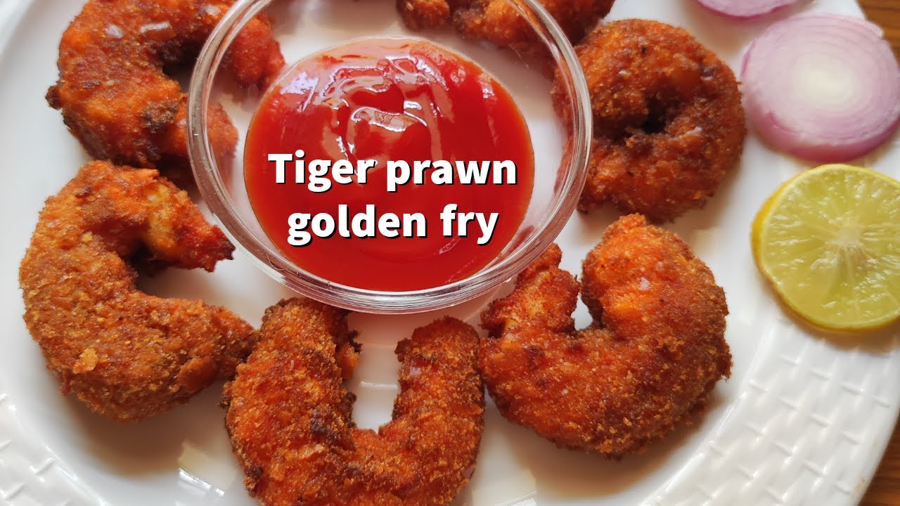Tiger prawns golden fry recipe in Tamil | Excellent starter recipe ...