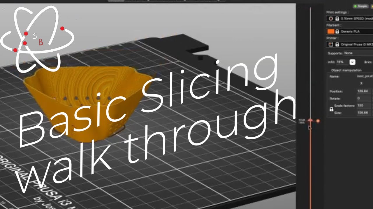 Basic slicing in prusaSlicer tutorial - YouTube