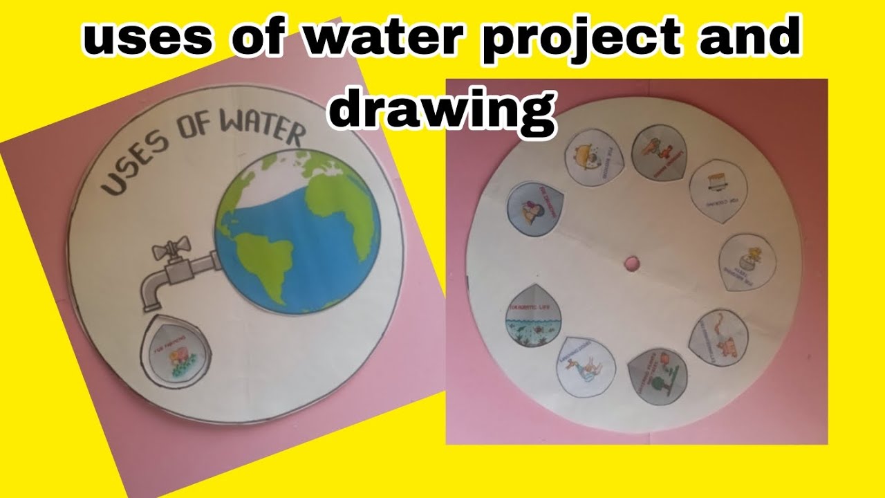 uses of water drawing \ Importance of water Drawing \ save water ...