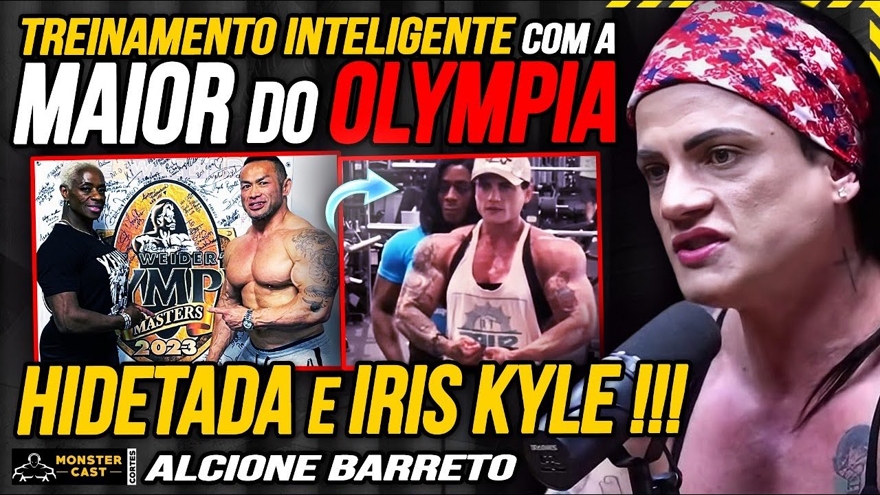 TREINOS com IRIS KYLE e HIDETADA YAMAGISHI ! LENDAS do OLYMPIA ...