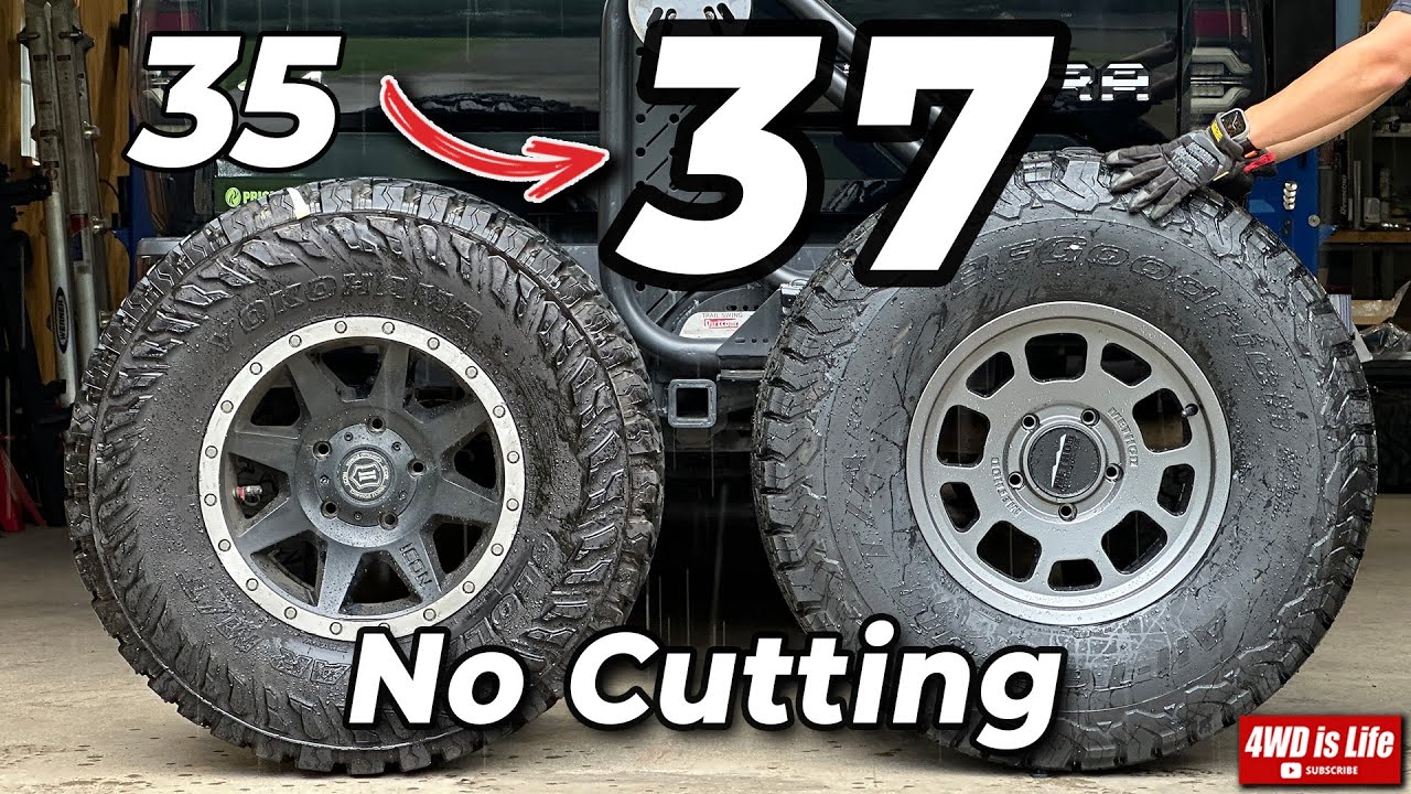 How To Fit 37 Inch Tires On My Toyota Tundra No Rubbing No BMC YouTube How To Fit 37 Inch Tires On My Toyota Tundra No Rubbing No BMC YouTube