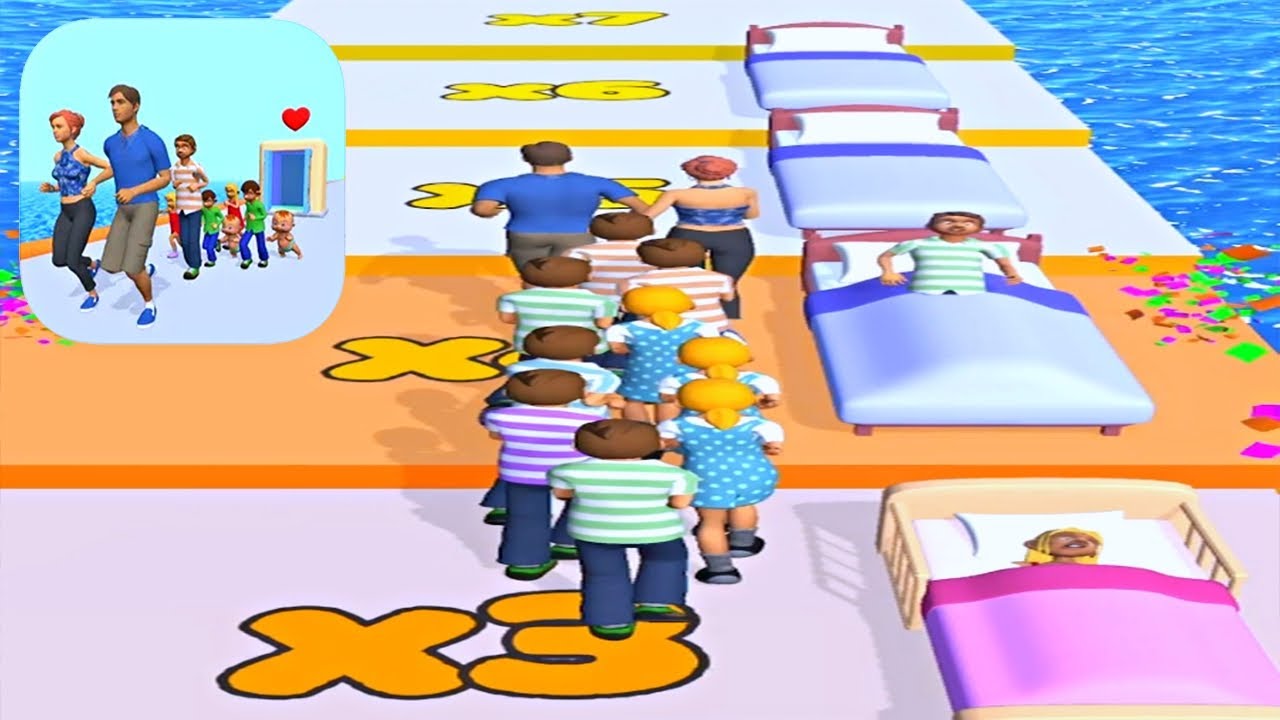 Family Run 3D 👨‍👩‍👧‍👧 NEW UPDATE! All Levels Gameplay (New Levels 5 - 6 ...