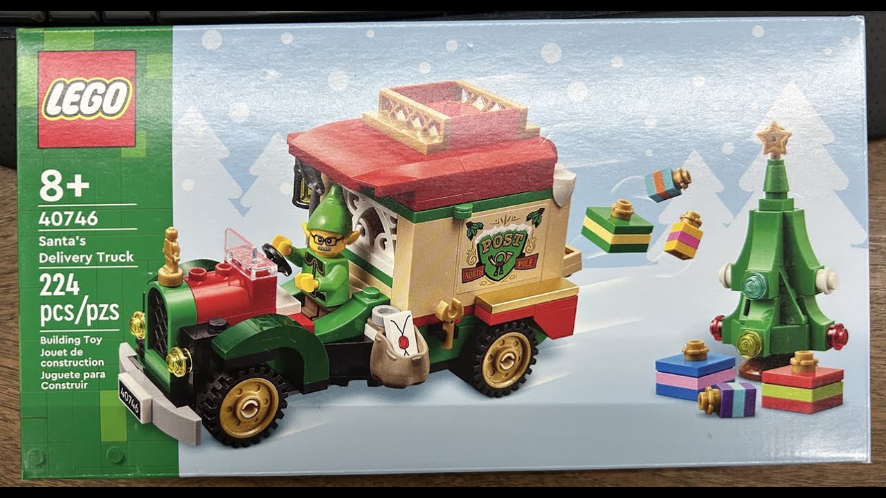 First Live Lego 40764 Santa Delivery Truck - YouTube