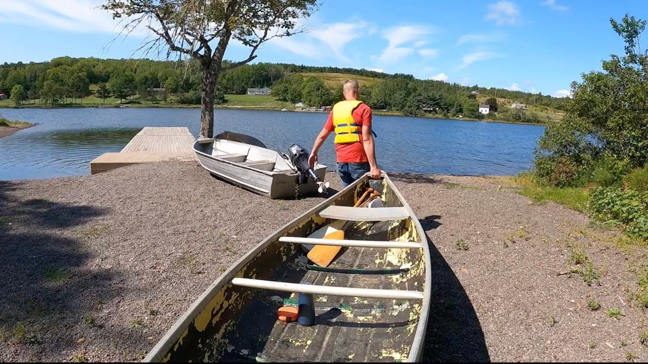 CANOEING on Lochaber Lake in Antigonish Nova Scotia - YouTube