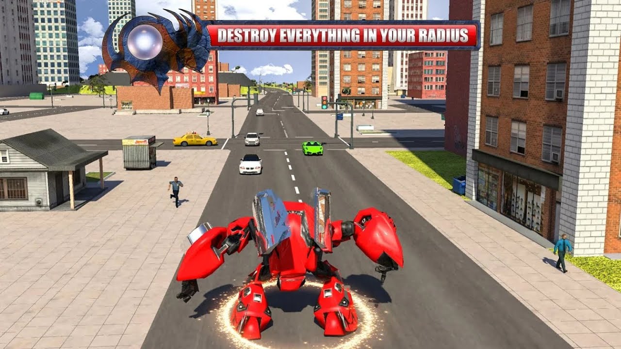 Flying Robot Car Simulator: Real Rope hero game (by Superhero games ...