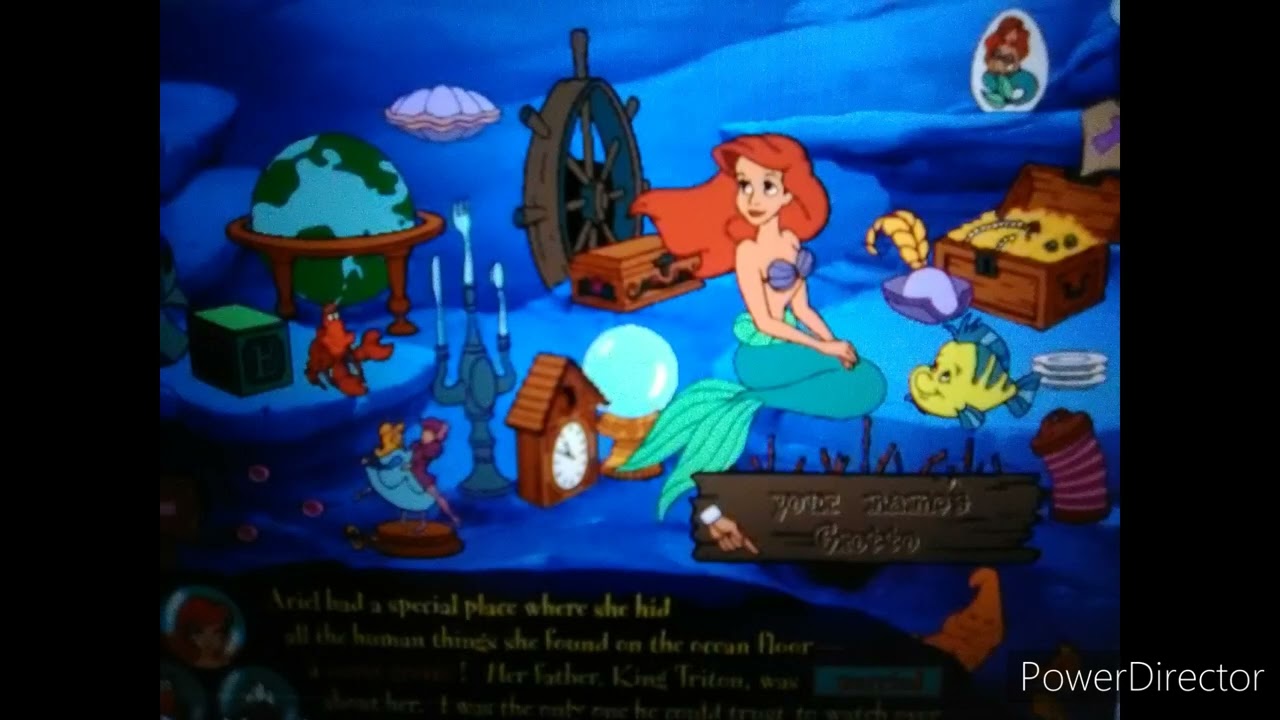 Disney's Story Studio: The Little Mermaid (CD-ROM) Full Walkthrough ...