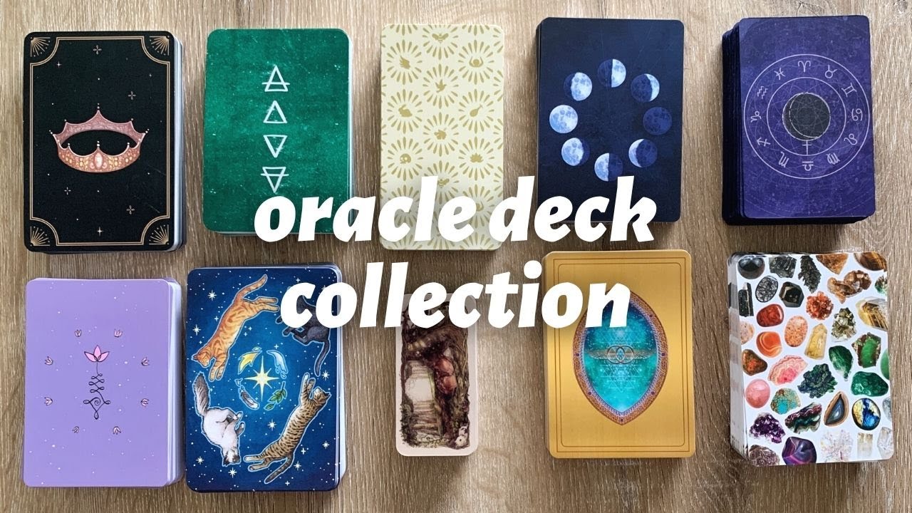 my oracle deck collection // june 2021 - YouTube