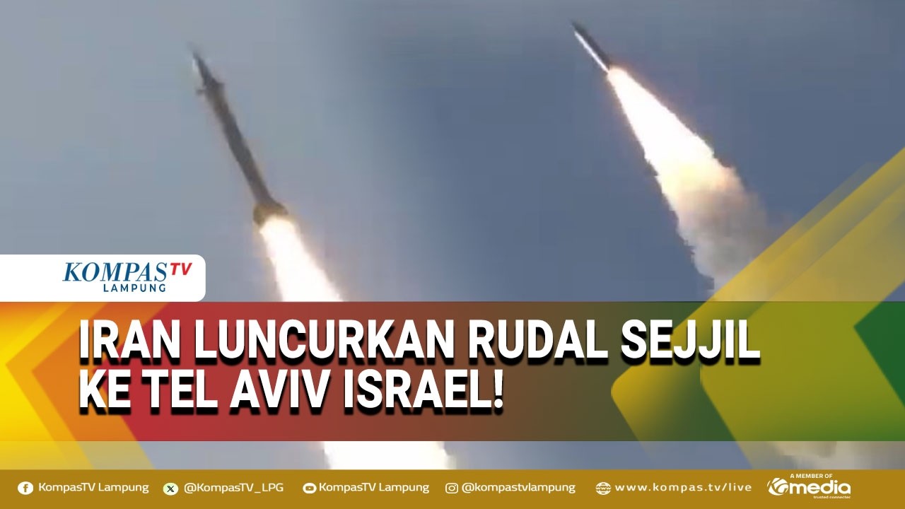 Rudal Sejjil Iran Hantam Tel Aviv, Ledakan Menggema di Seluruh Kota ...