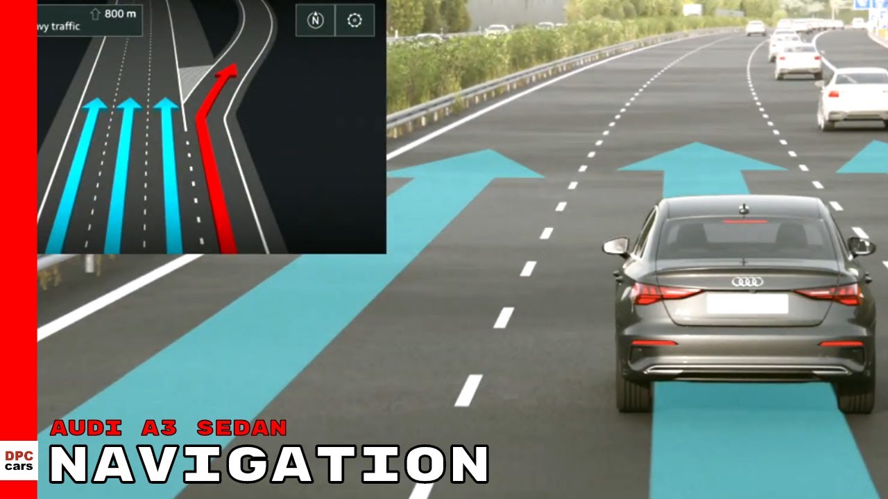 2021 Audi A3 Sedan Navigation With HD Traffic - YouTube