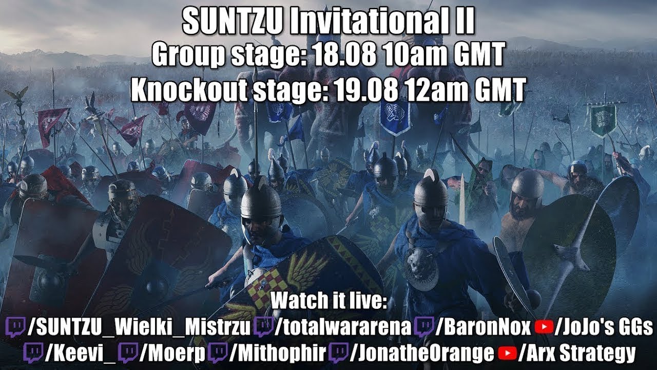 Total War ARENA: SUNTZU Invitational 2, Myrmidons vs Lesbos Archers ...