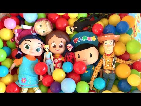 Top havuzunda karakterleri öğrenelim Pepee Niloya Mucize Uğur Böceği ile Kara Kedi eğlenceli video