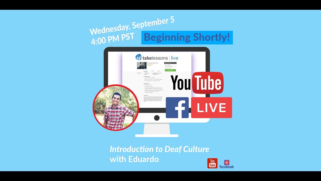 Live ASL Class: Introduction to Deaf Culture - YouTube