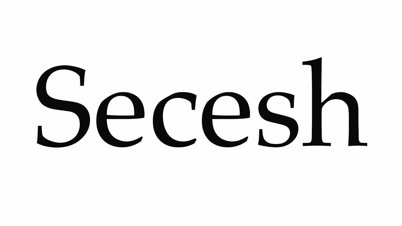 How to Pronounce Secesh - YouTube