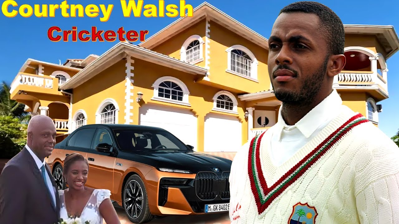 Meet Courtney Andrew Walsh Cricketer; Wife, Children, Humble Beginnings ...