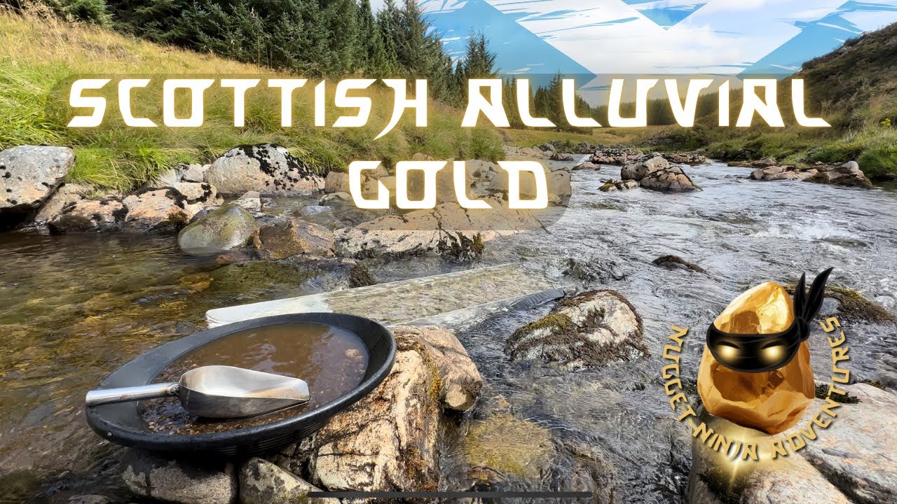 Prospecting For Scottish Alluvial Gold - YouTube