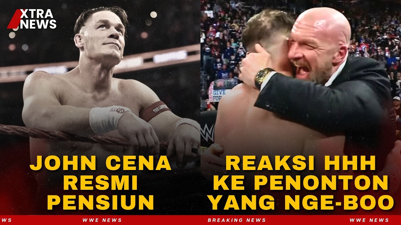 John Cena Akhirnya Resmi PENSIUN.. REAKSI Triple H Waktu di-boo ...