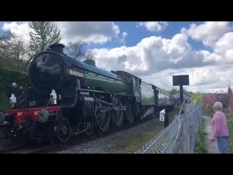 Loco 61306 Mayflower West Somerset Railway Watchet Station Steam Gala 2024 - YouTube