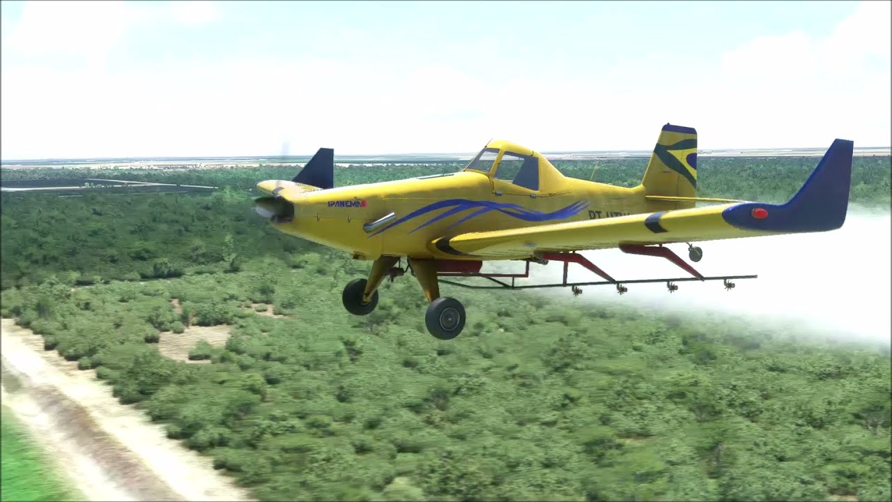 MSFS 2020 Crop Dusting Mapes Ranch - YouTube