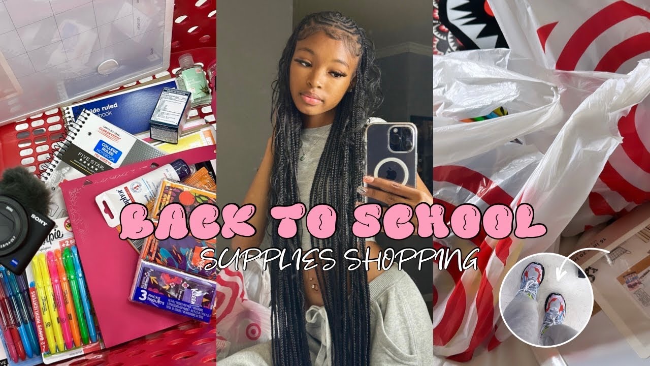 REALISTIC BACK TO SCHOOL SHOPPING 2023 ᥫ᭡ : SUPPLIES + HAUL - YouTube