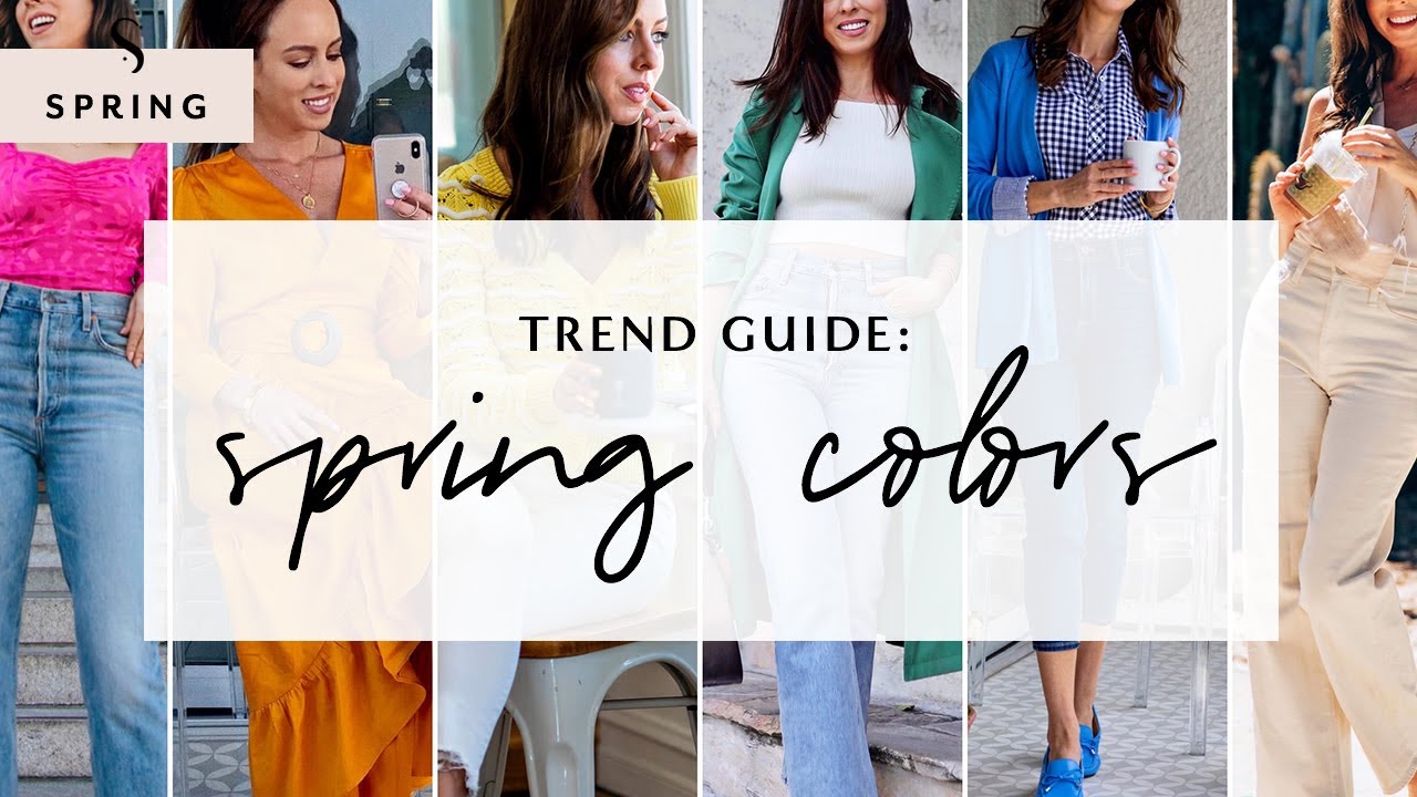 Spring Color Trends 2021 I Sydne Summer - YouTube