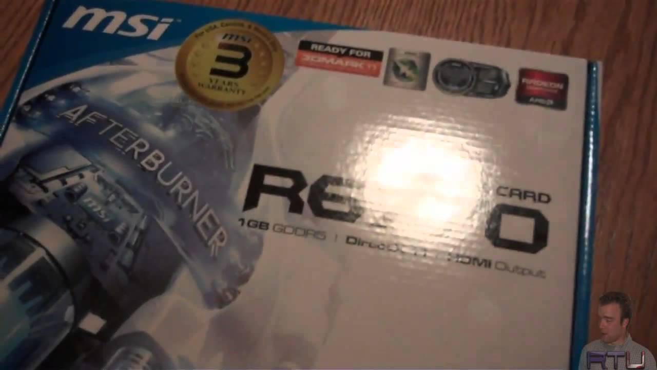 MSI R6770 MD1GD5 Video Card ASUS M5A78L M LX PLUS Motherboard Unboxing ...