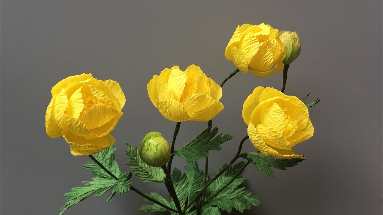 ABC TV | How To Make Globe Paper Flower From Crepe Paper - Craft ...