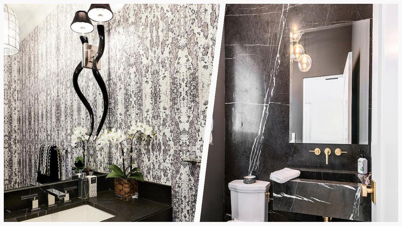 Enhance Your Powder Room with Chic Black Countertops | Designer CheatSheet