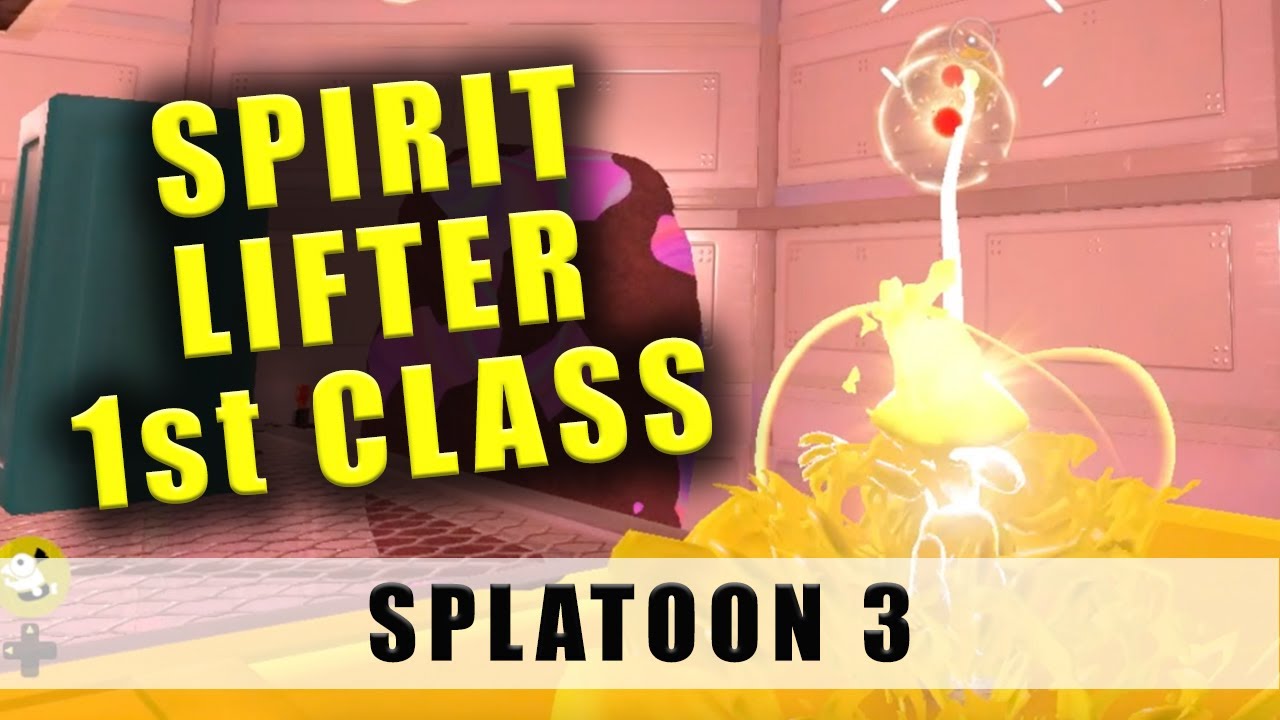 Splatoon 3 - The Spirit Lifter First Class - Zipcaster Energy Cores ...
